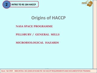 HACCP CLAUSES REQUIREMENTS AND DOCUMENTATION | PPT