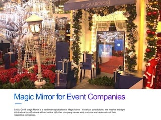 Magic Mirror for Event Companies | PPT