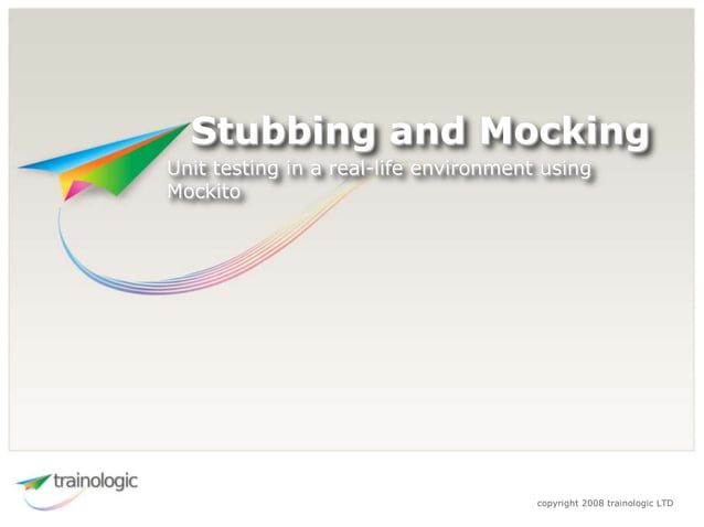 Mockito Pptx Programming Languages Computing