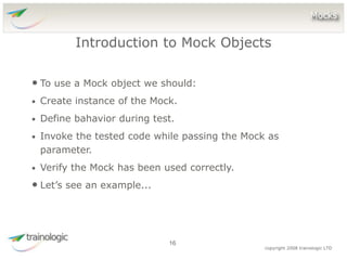 Mockito | PPTX | Programming Languages | Computing