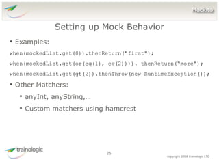 Mockito | PPTX