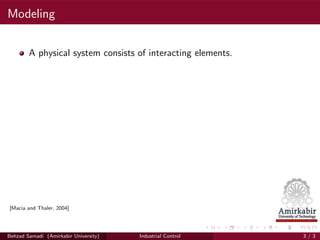 Industrial Control Systems - Modeling | PDF | Mechanical and Industrial ...