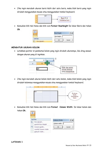 Modul Microsoft Excel Dasar | DOC
