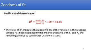 Multiple and Polynomial Regression analysis with practical example | PDF
