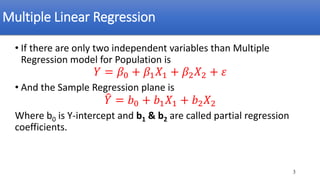 Multiple and Polynomial Regression analysis with practical example | PDF