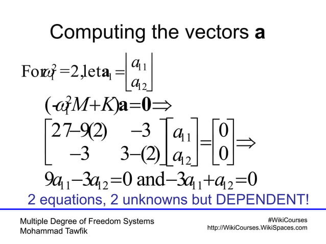 Multiple Degree of Freedom (MDOF) Systems | PDF | Physics | Science