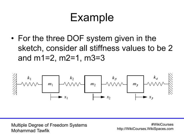 Multiple Degree of Freedom (MDOF) Systems | PDF | Physics | Science