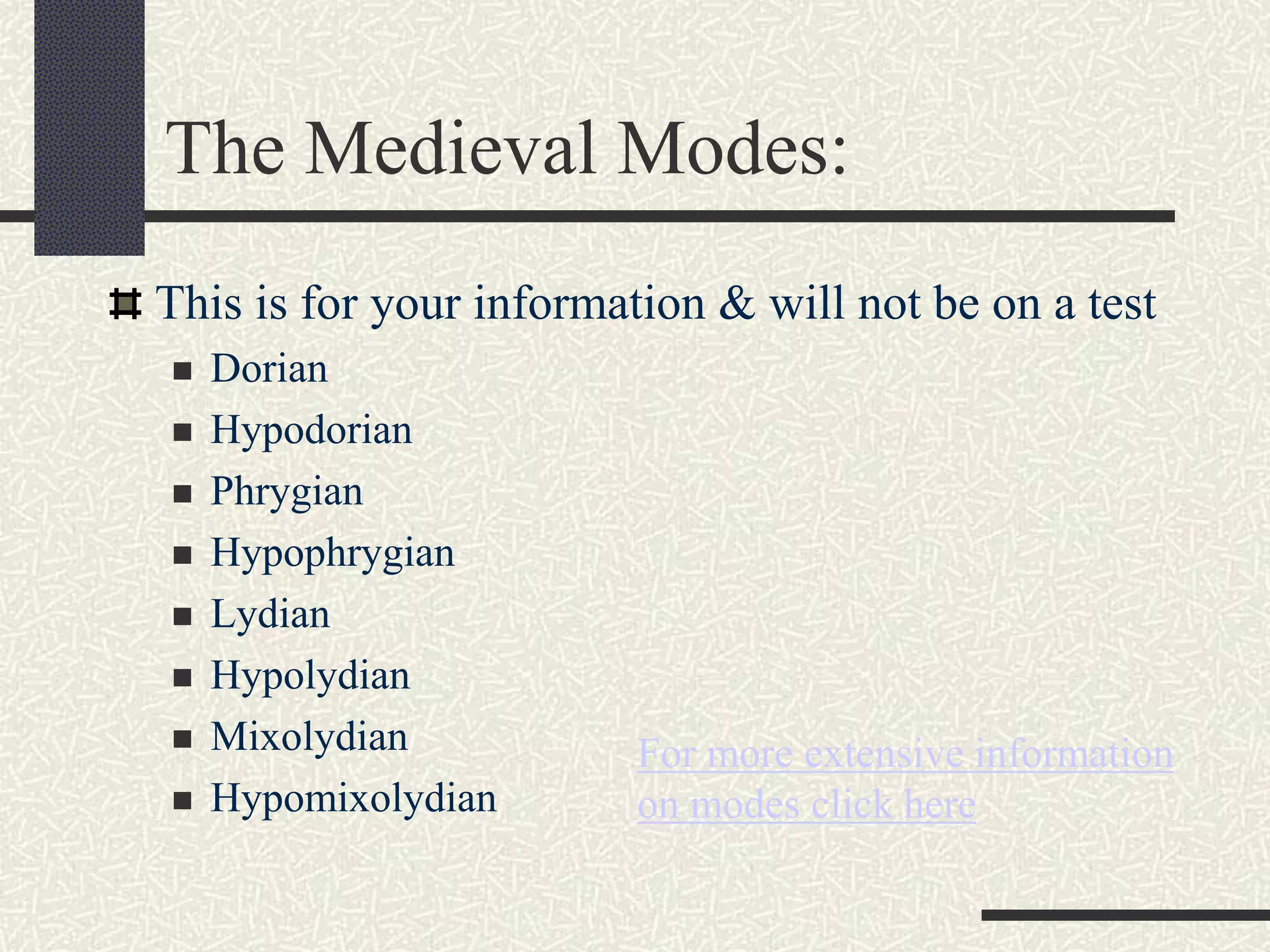 Music in the Middle Ages | PPTX