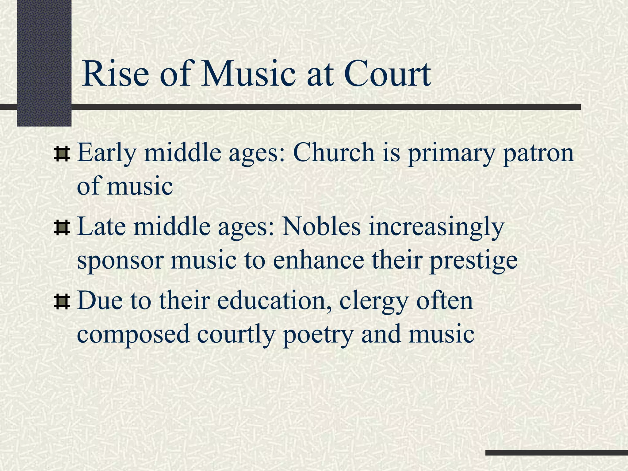 Music in the Middle Ages | PPTX