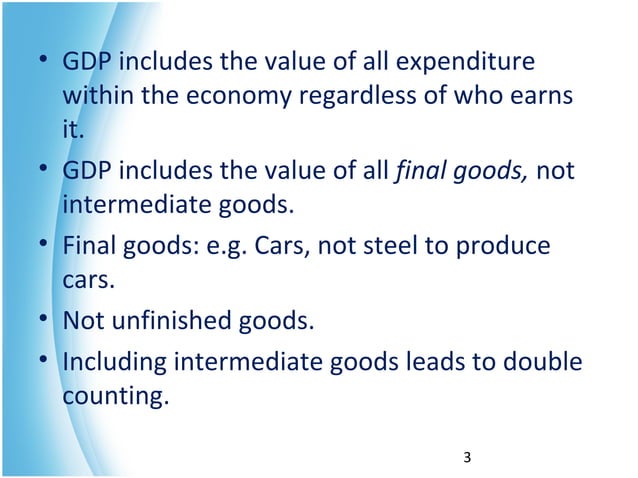 National income concepts | PPS | Business | Business and Finance