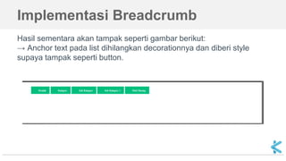 CSS Eksperimen - 03-2 Breadcrumb | PPTX