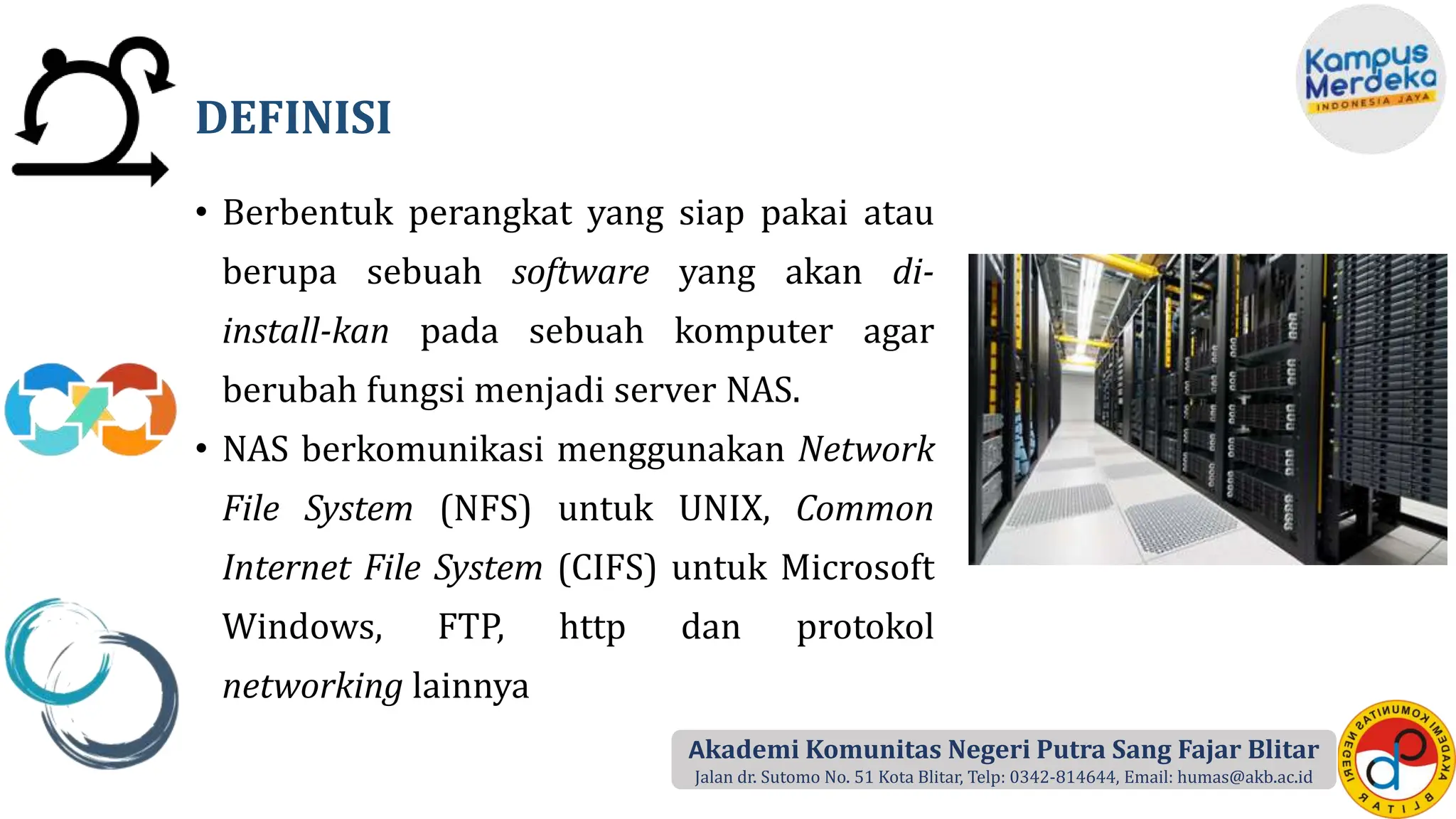Materi Pembahasan NAS - Network Attached Storage | PPTX