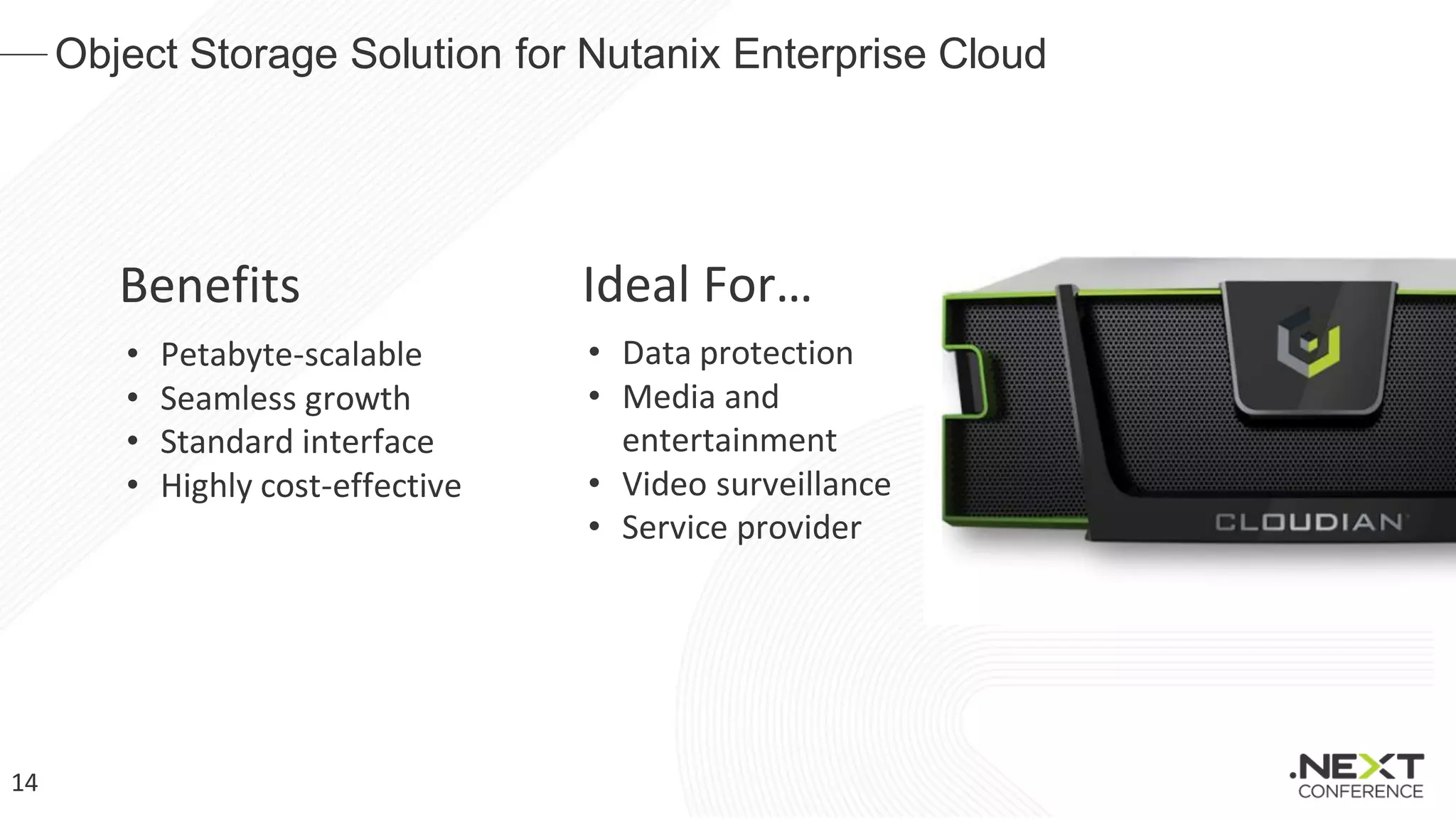 Bring Object Storage To Your Nutanix Cluster With Cloudian Hyperstore Ppt