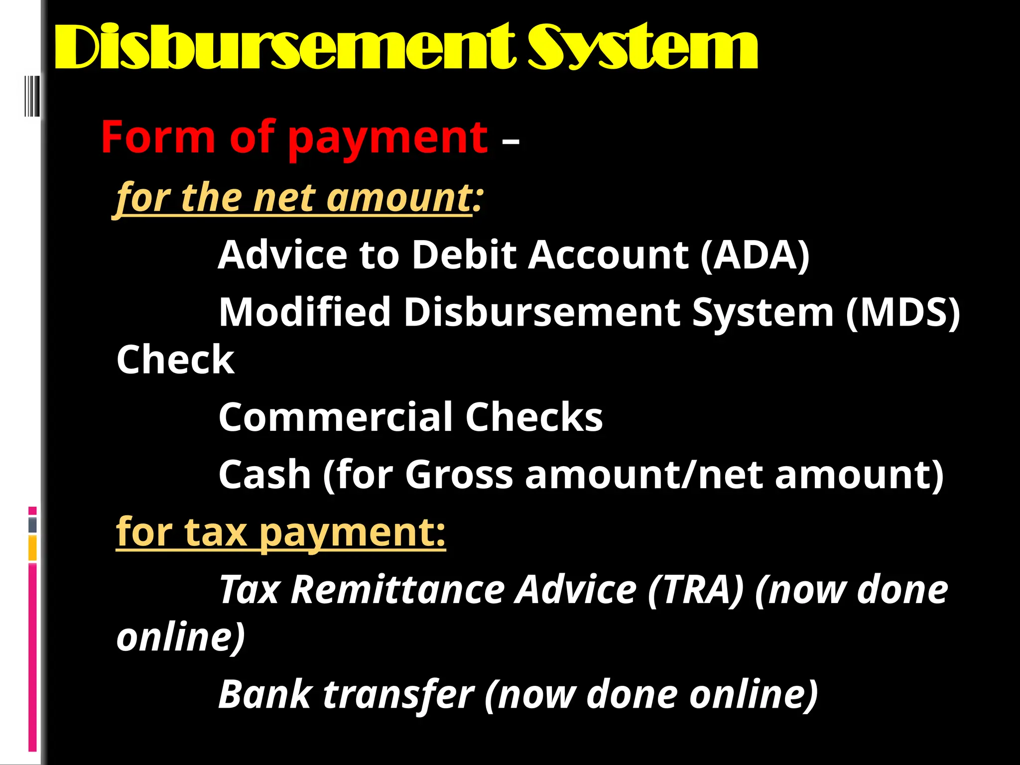 New Government Accounting System for National Government Agency | PPTX