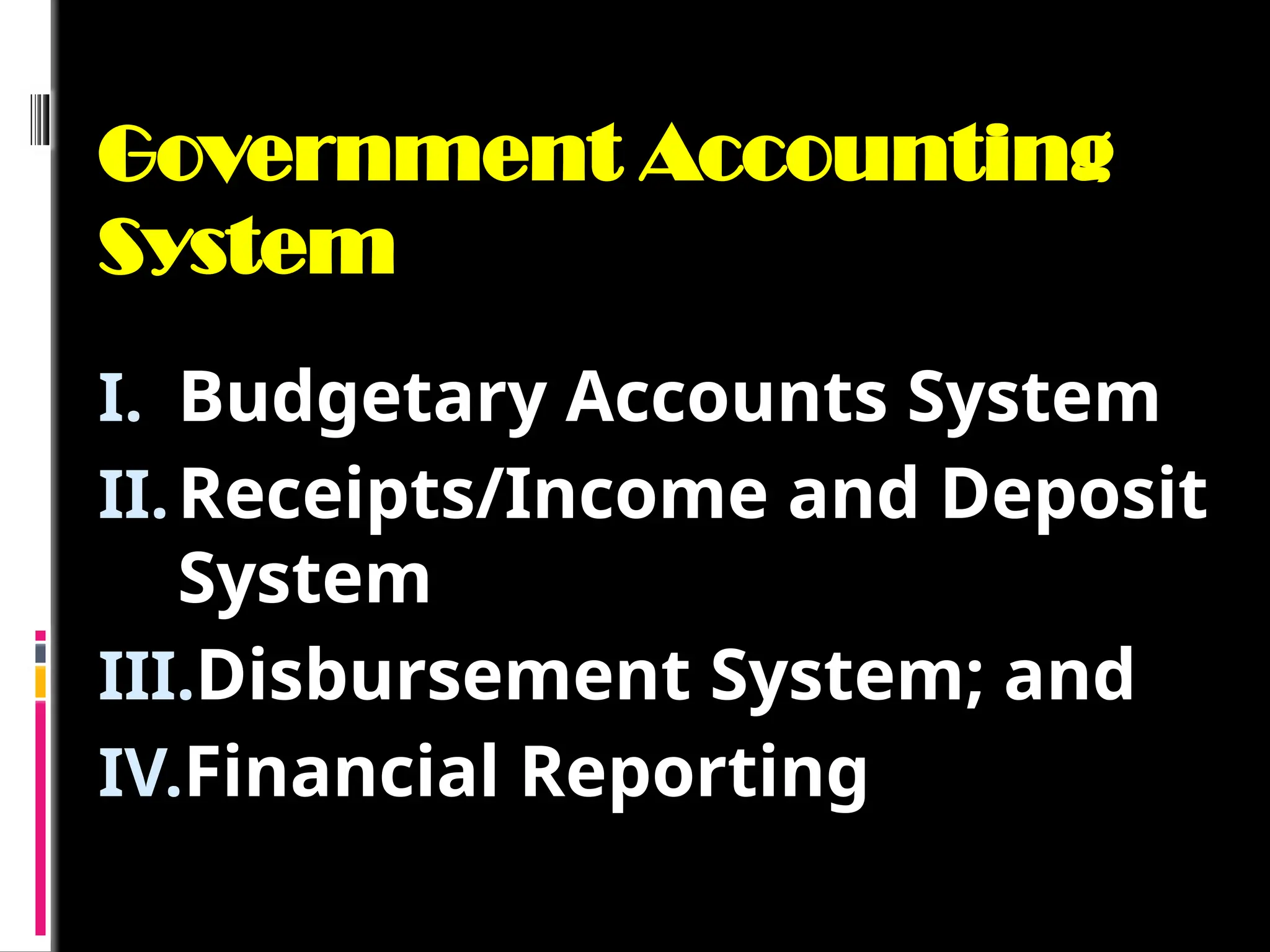 New Government Accounting System for National Government Agency | PPTX