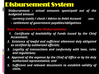 New Government Accounting System for National Government Agency | PPTX