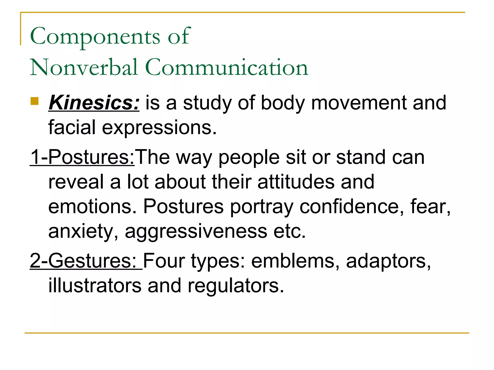 02 non verbal communication | PPT