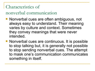 02 non verbal communication | PPT