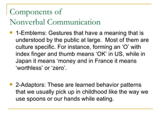 02 non verbal communication | PPT