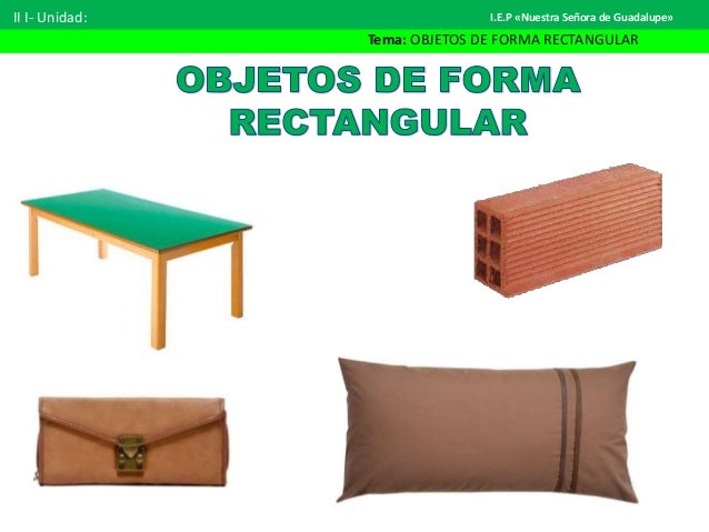 02 objetos de forma rectangular