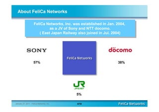 Outlines of Mobile FeliCa | PDF | Smartphones | Consumer Electronics
