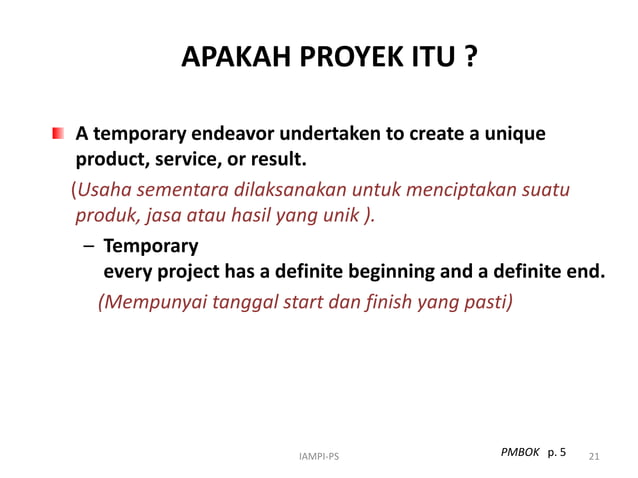 02 ok PROJECT MANAGEMENT FRAMEWORK IAMPI A.ppt