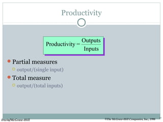 02 operation strategy & productivity | PPT