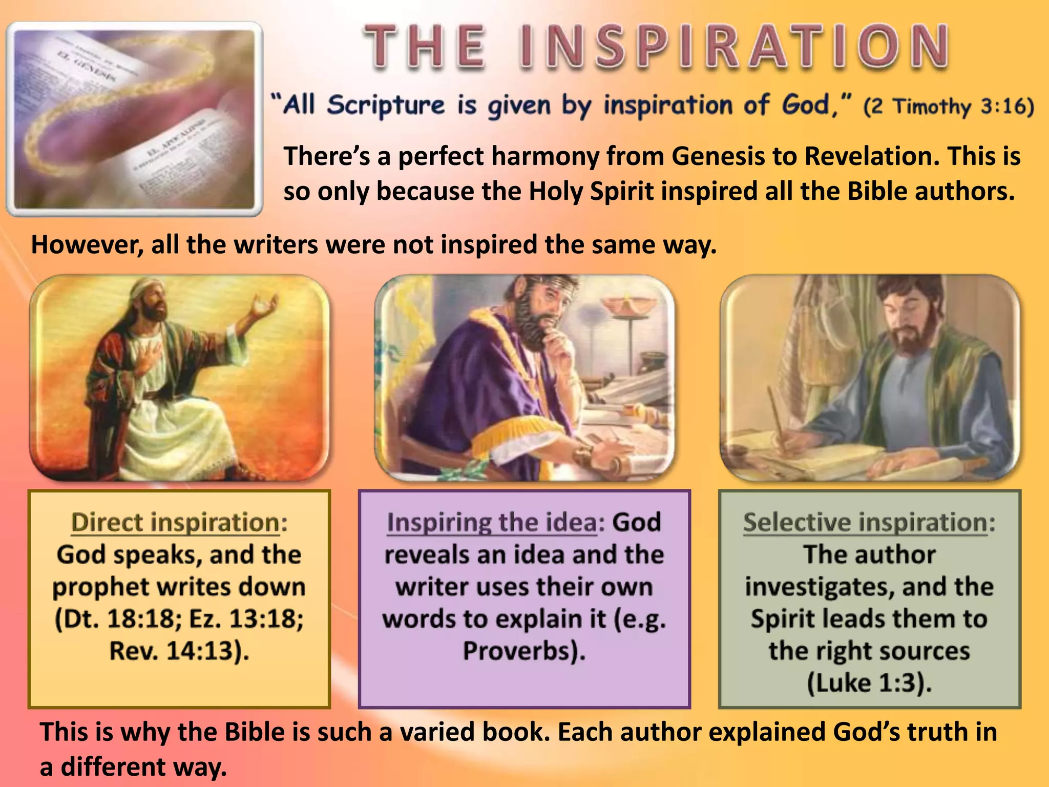 02 origin and nature of the bible | PPTX