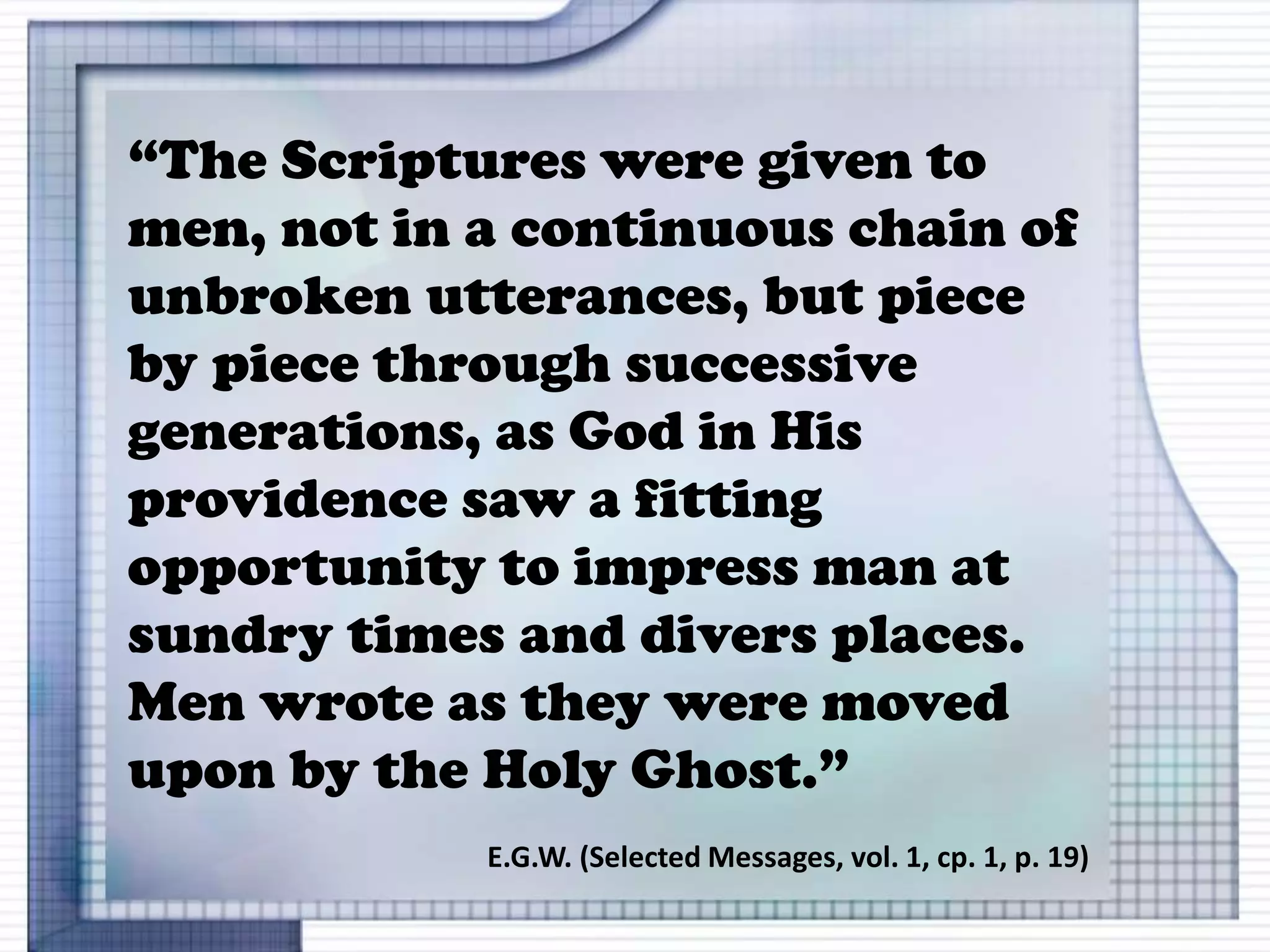 02 origin and nature of the bible | PPTX