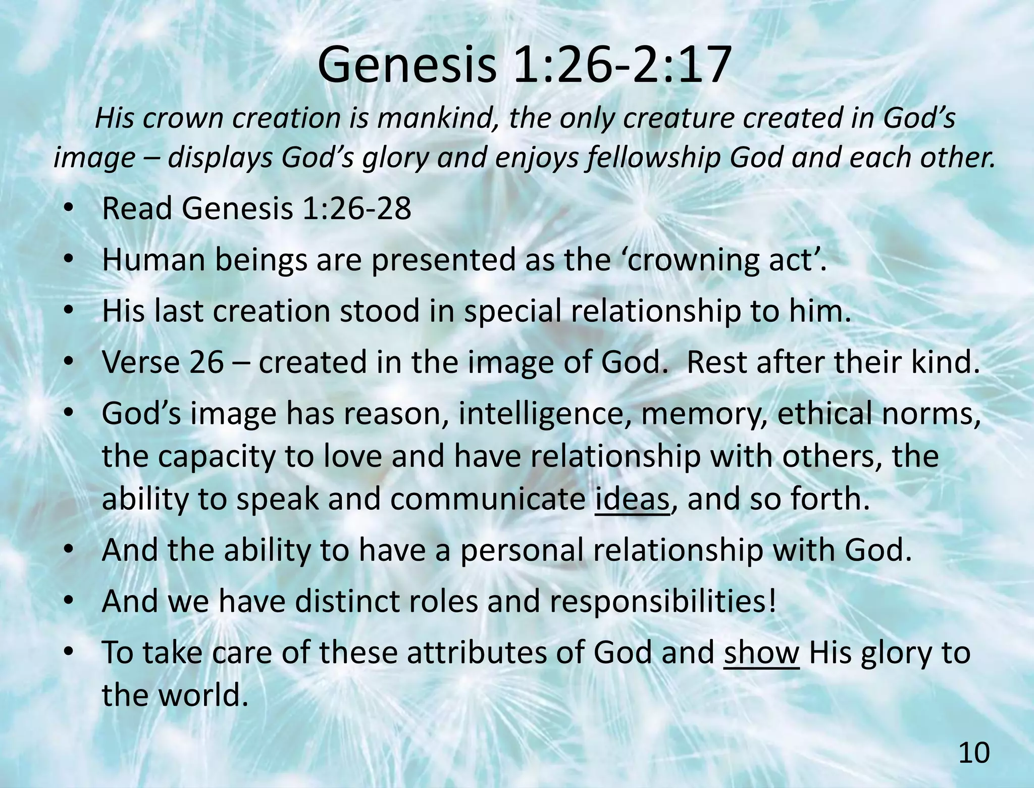 Session 02 Old Testament Overview - Genesis 1-11 | PPTX