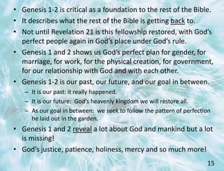 Session 02 Old Testament Overview - Genesis 1-11 | PPTX