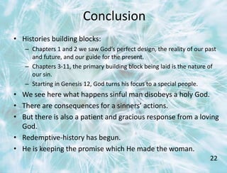 Session 02 Old Testament Overview - Genesis 1-11 | PPTX