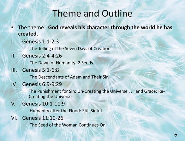 Session 02 Old Testament Overview - Genesis 1-11 | PPTX | Christianity ...