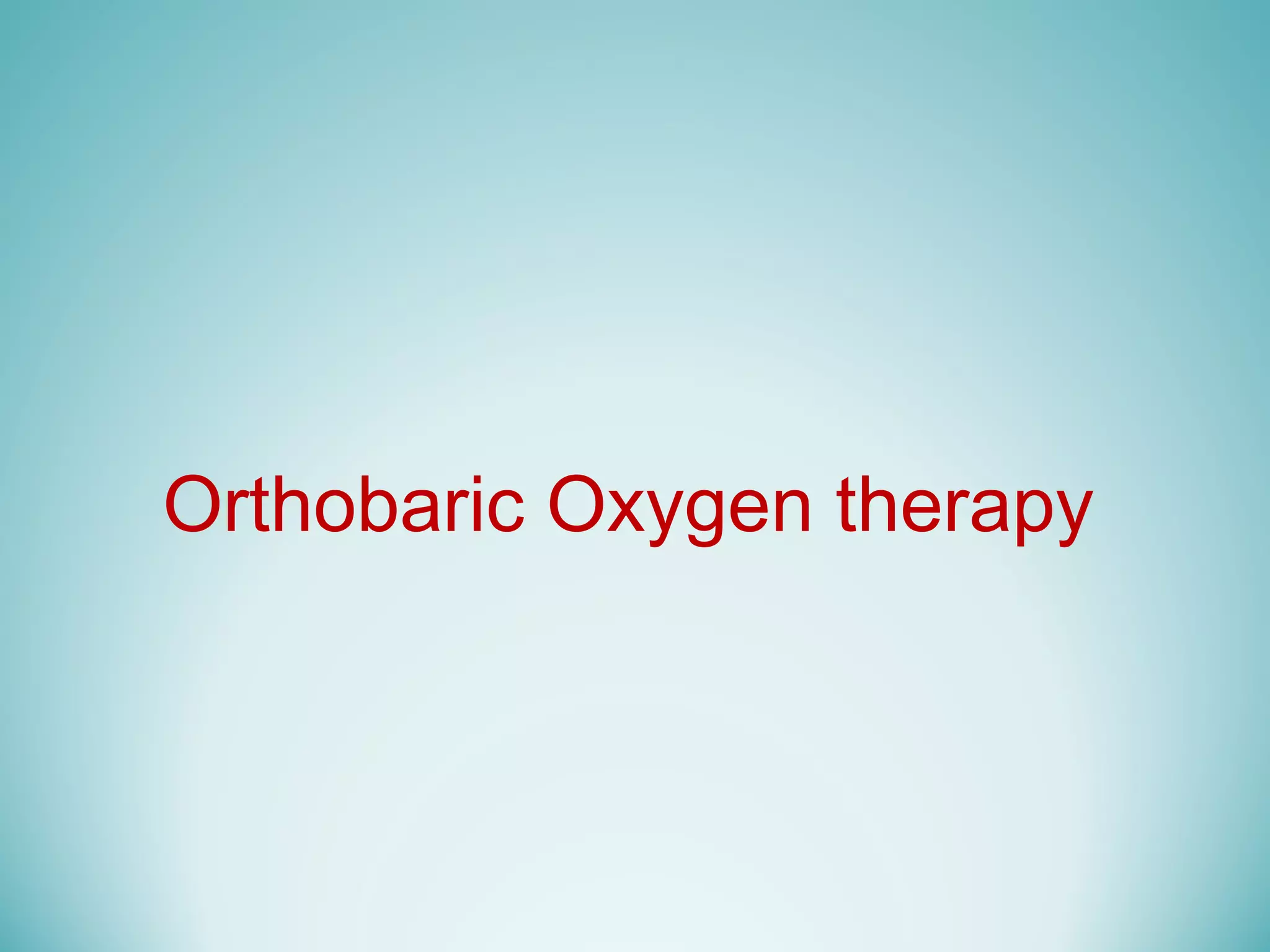 Oxygen Therapy | PPT