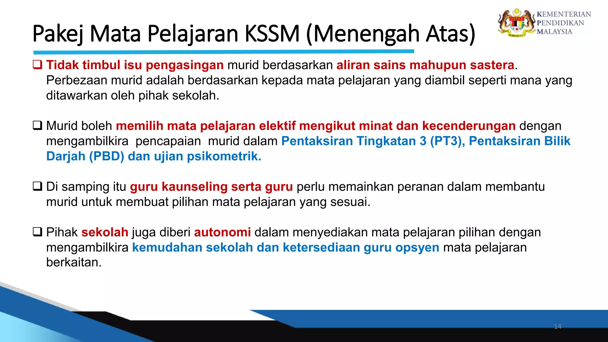 pakej mata pelajaran tingkatan 4 dan 5 tahun 2020 | PPTX