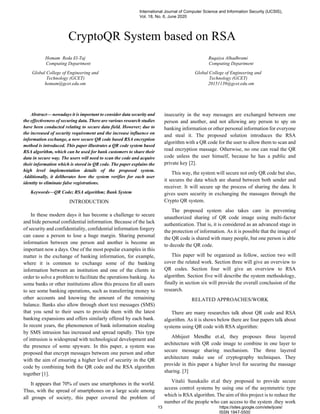 CryptoQR System based on RSA | PDF