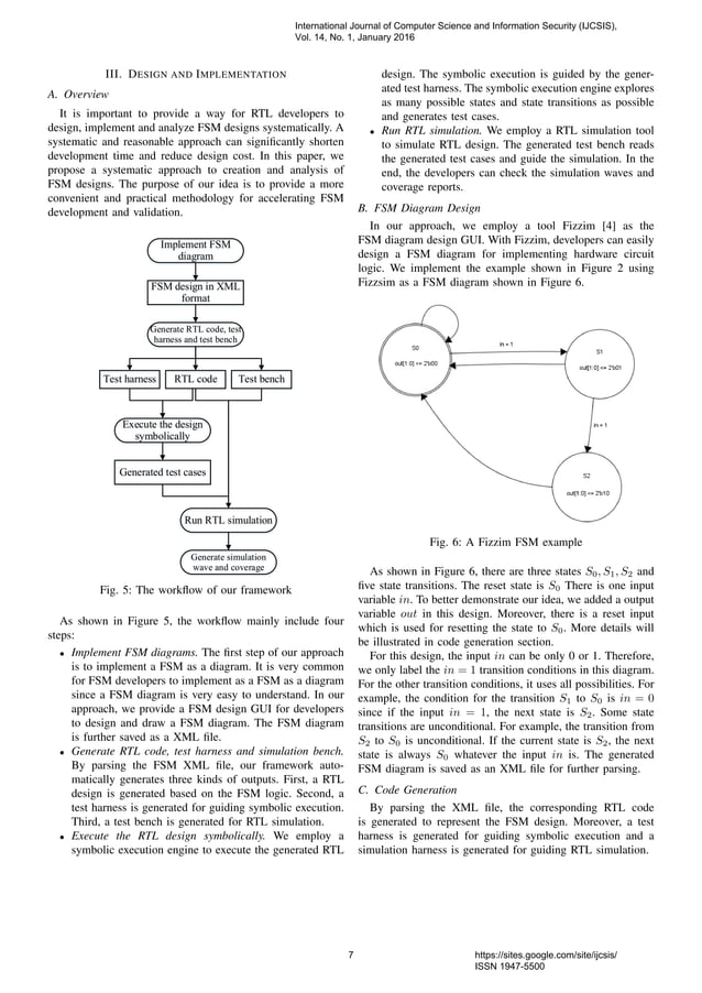 A Practical Approach to Creation and Analysis of FSM Designs | PDF | Computer Software and ...