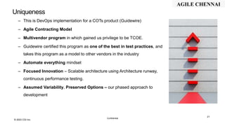 Agile Chennai 2023 | DevOps Business Impact - Sustainable Value Delivery - Parasuram ...
