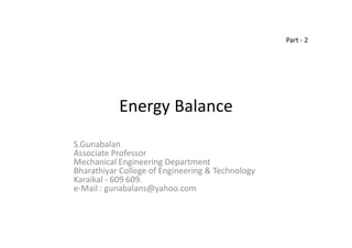 02 part5 energy balance | PDF