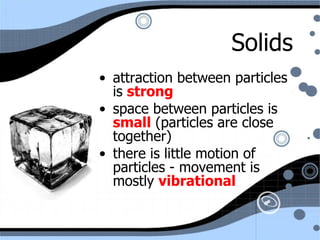 Particle Theory of Matter | PPT