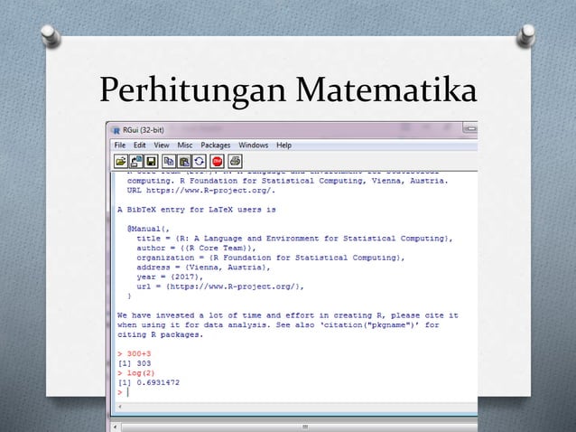 02 Pengantar Bahasa R teknik informatika | PPTX