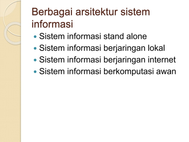 Materi Kuliah Sistem Informasi 02 Pengantar Sistem Informasi.pptx
