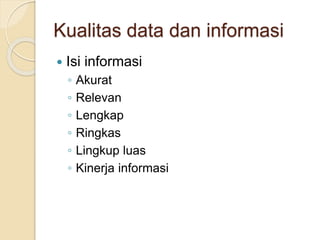 Materi Kuliah Sistem Informasi 02 Pengantar Sistem Informasi.pptx