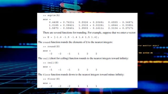 Berisi tentang pertemuan Pengenalan Matlab | PPT