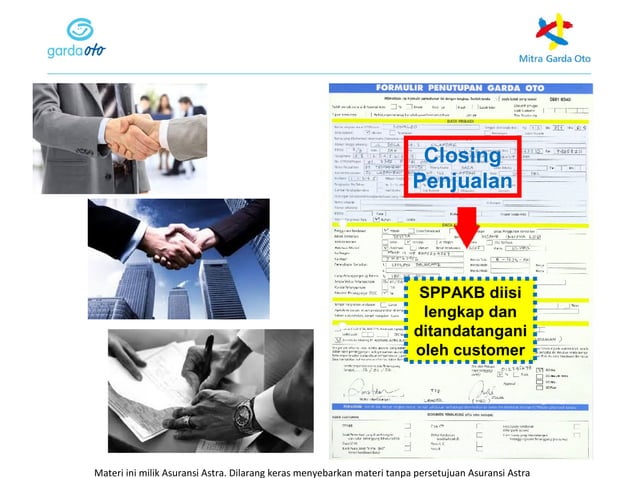 Penutupan Polis Asuransi GARDA OTO | PPT