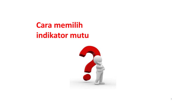 PENYUSUNAN INDIKATOR MUTU AKREDITASI RUMAH SAKIT | PPTX