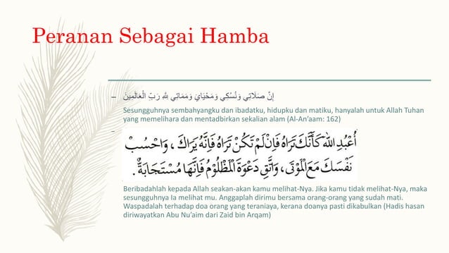 Peranan Manusia Sebagai Hamba Dan Khalifah Pptx