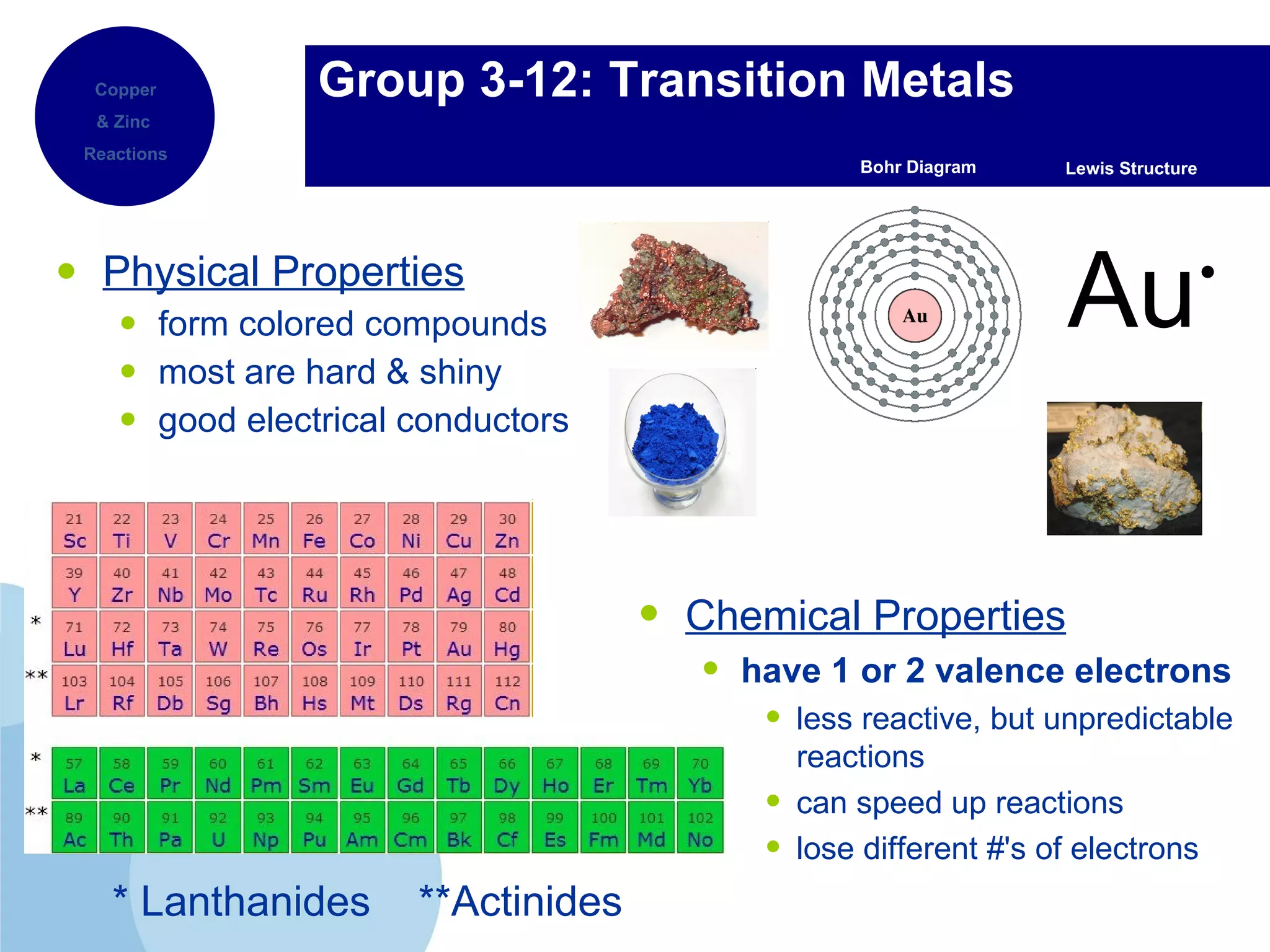 The Periodic Table & Chemical Bonds | PPT