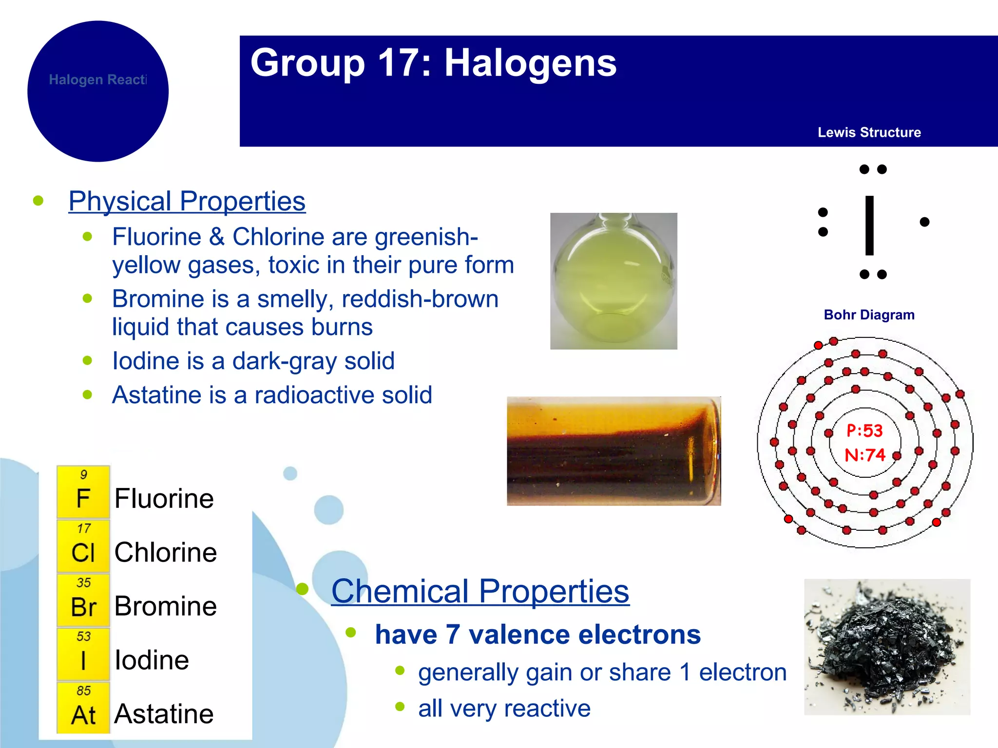 The Periodic Table & Chemical Bonds | PPT