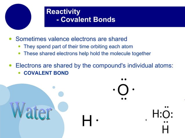 The Periodic Table & Chemical Bonds | PPT